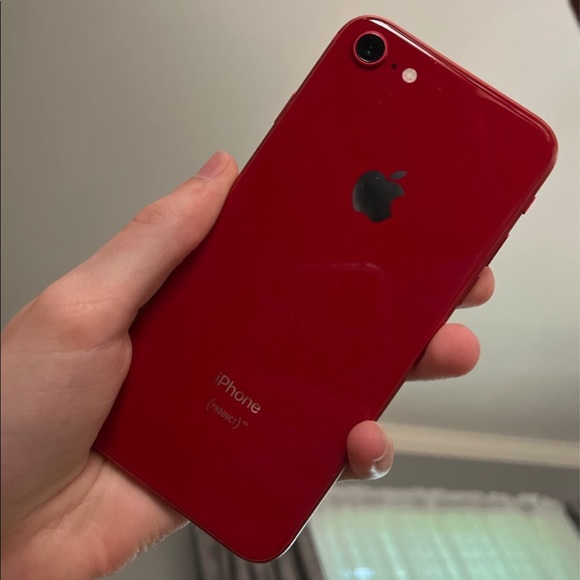 Apple | Cell Phones & Accessories | Red Iphone 8 Unlocked With Pela ...